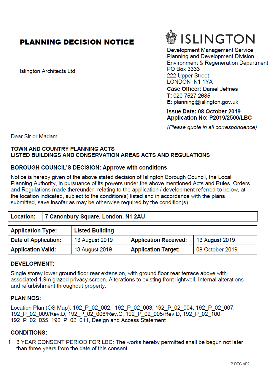 8 – Islington Architects Ltd